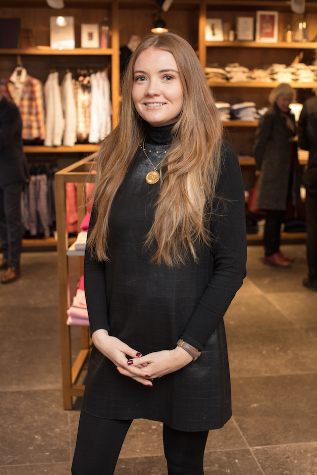 Laura Jordan pictured at the Magee 1866 SS18 fashion show at Magee of ...