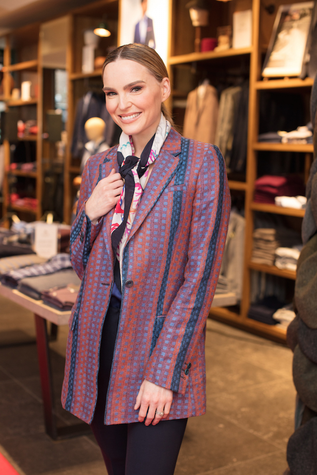 Sarah Morrissey pictured at the Magee 1866 SS18 fashion show at Magee ...