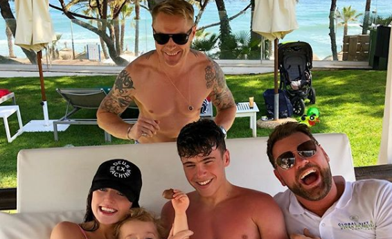 Ronan Keating and Brian McFadden enjoy sunny trip to Spain with family ...