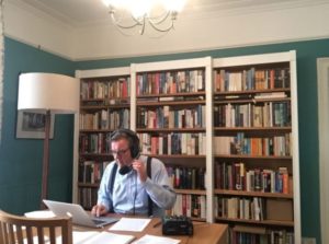 Brian Dobson shows off makeshift studio as he works from home - VIP ...
