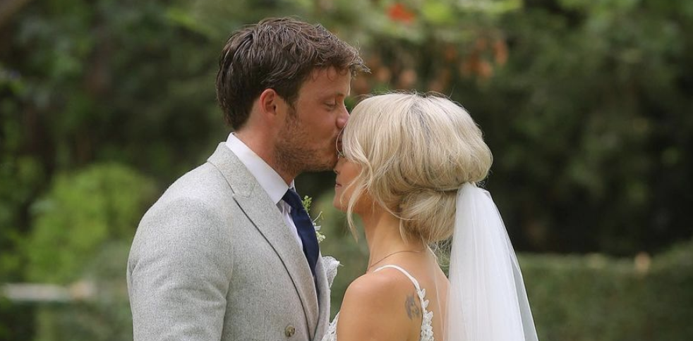 Leanne Moore and David Behan celebrate their two year anniversary with ...